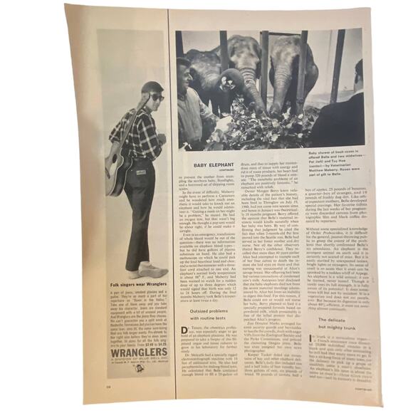 Coca Cola | Other | Vtg Wrangler Jeans Print Ad Bw Borg Warner May 1 ...